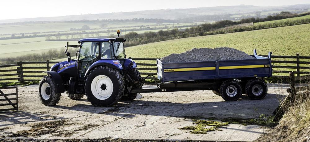 Fleming TR8 8T Drop Side Tipping Trailer for Sale - Mark Watson Machinery